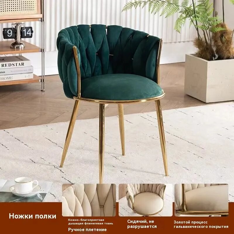 Стул мастера, Мшисто-зеленый, искусственная кожа, для дома
