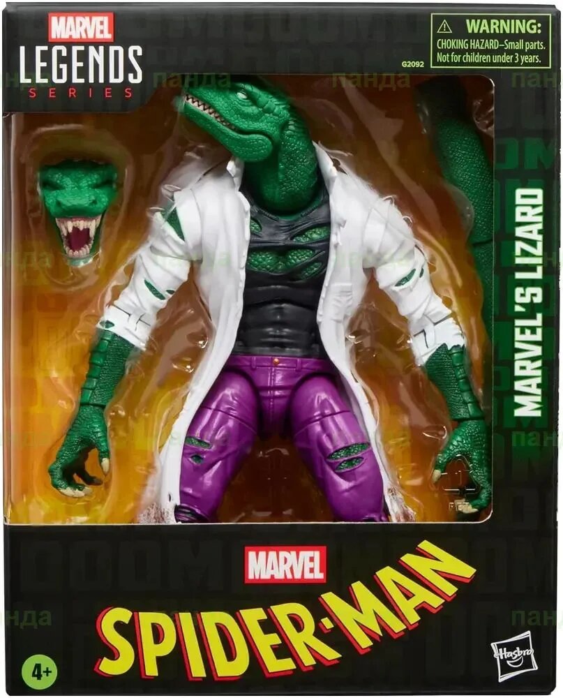 Фигурки Ящерица из серии Marvel Legends, человек-паук, 6-дюймовая фигурка