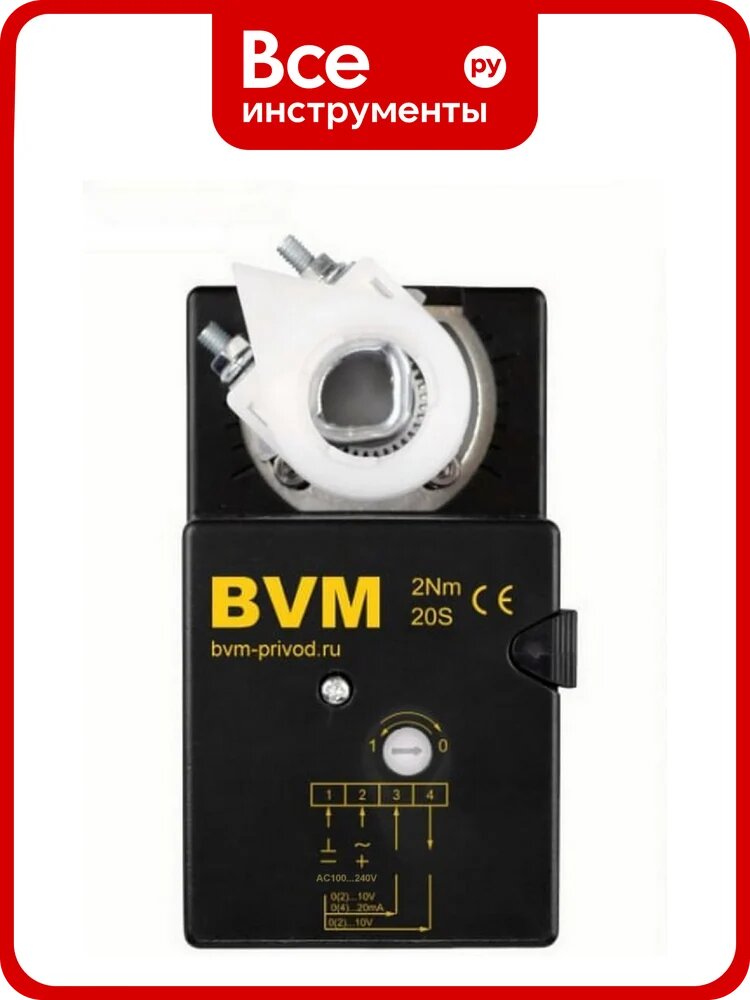 Электропривод для воздушных клапанов BVM TM230-SR-2