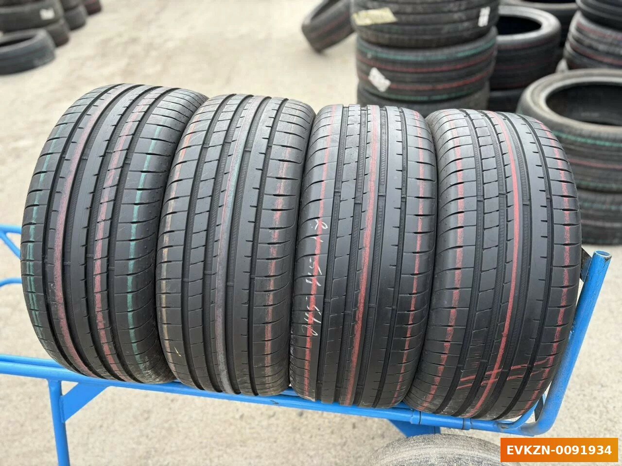 Комплект (4 шт) летних БУ шин Goodyear Eagle F1 Asymmetric 3 245/45 R18 15% износ 7255998574