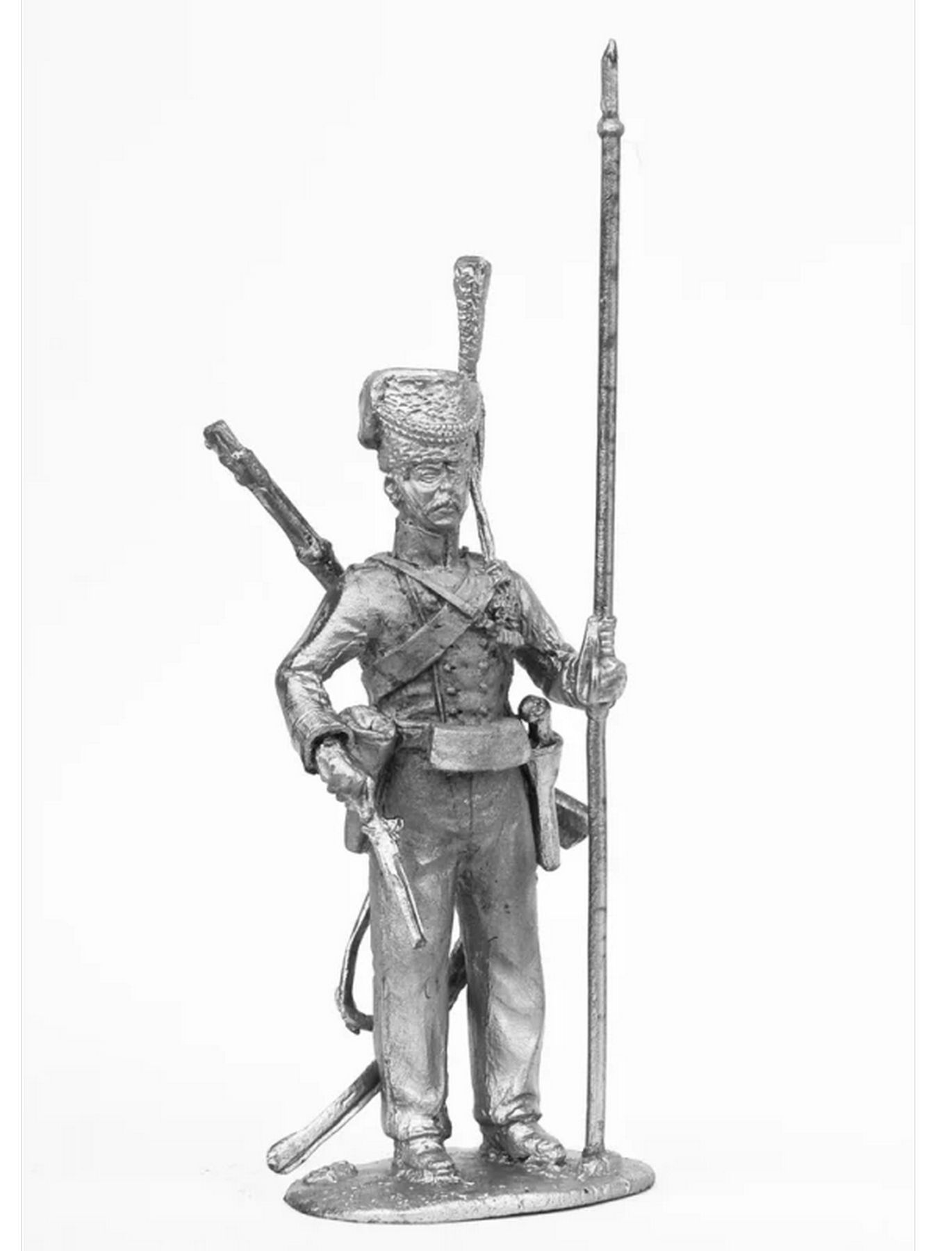 Оловянный солдатик фигурка Казак Бугского казачьего войска, 1812-1817 гг 54 мм Масштаб 1/32