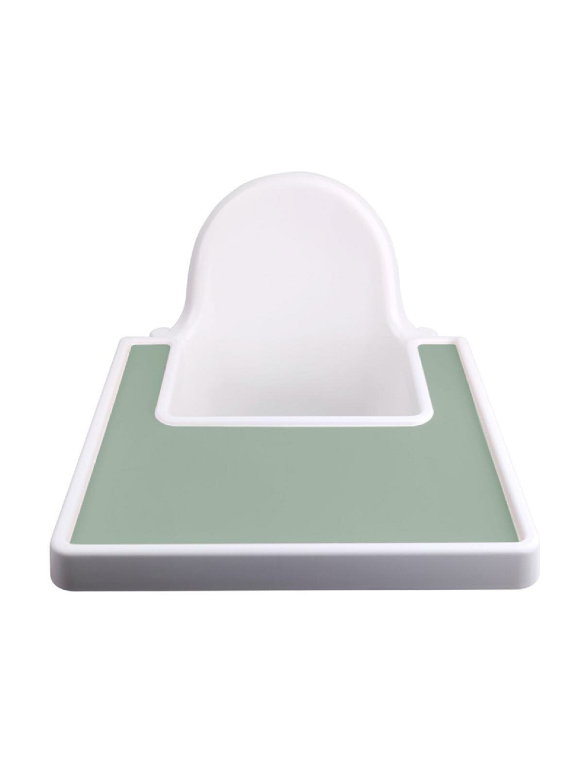 Легко моющийся силиконовый коврик для детского стульчика для кормления, коврик для удобного кормления