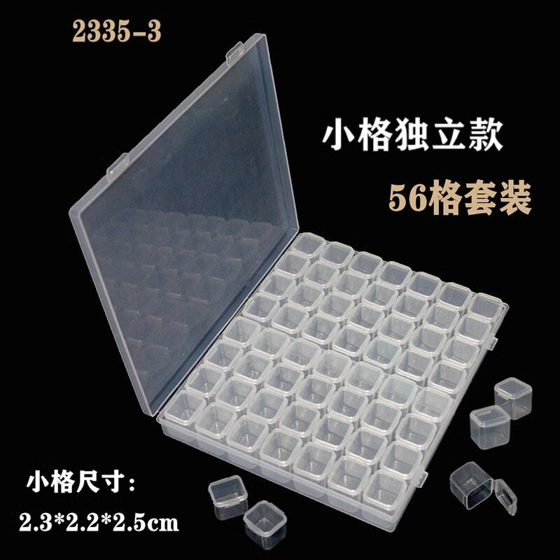 Горячая распродажаИнструмент для нейл-арта, коробка для хранения ювелирных изделий, настольный органайзер, коробка для маникюрного аппарата, 30 слотов, 56 слотов, независимая ювелирная коробка, упаковочная коробка