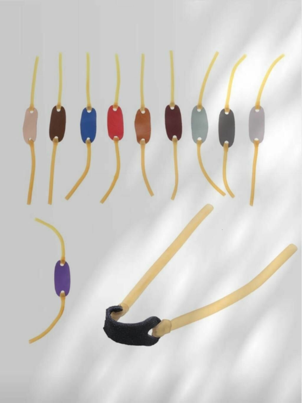 Резинки для рогатки, Много