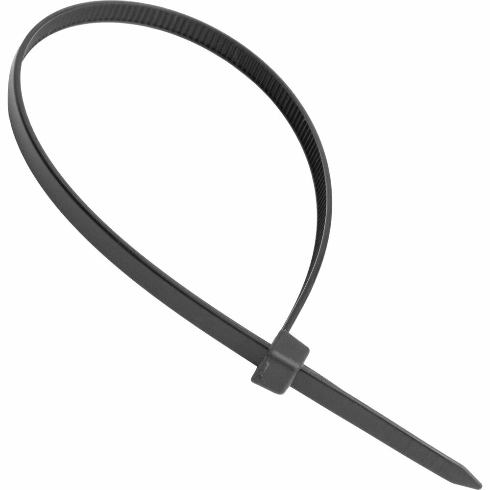 Нейлоновые стяжки Vell черные 3,6х250 мм, 100 шт 1379621