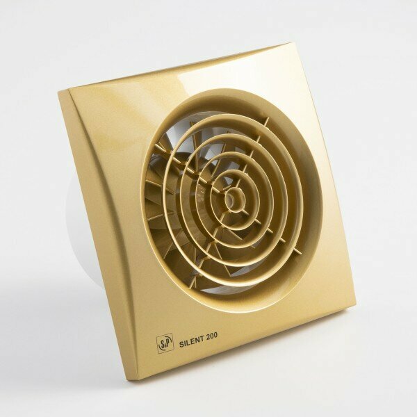 Вентилятор Soler&Palau SILENT-200 CZ GOLD, осевой, 180м³/ч, IP45, 16Вт