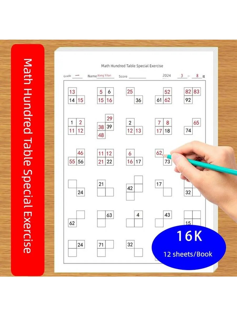 Тетрадь по математике 1 класс (Таблица умножения)
