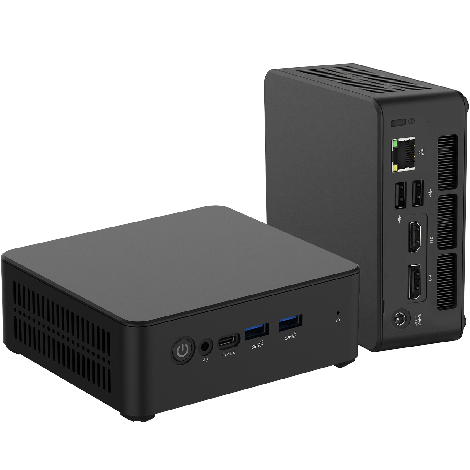 Мини ПК BRENUC N5C AMD Ryzen 5 7430U, AMD Radeon Graphics, WiFi 6 BT5.2 Нет памяти, нет жесткого диска), чёрный