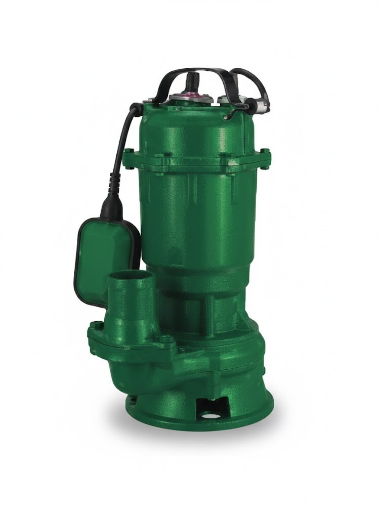 Насос фекальный "Энергопром" NF-1100/20А , с ножом, чугунный корпус (синий квадрат)