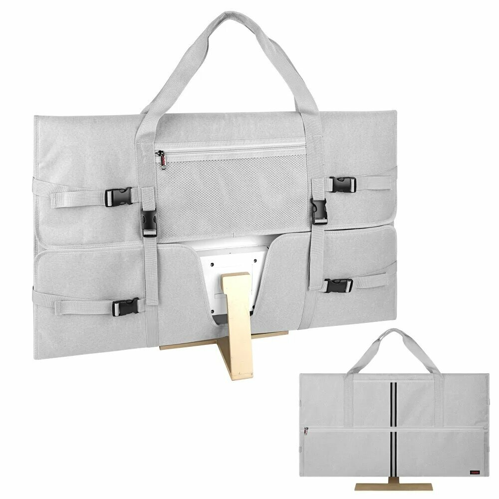 Сумка для переноски 32-дюймового ТВ/монитора/моноблока (до 81 см) - Чехол защитный с ручкой и ремнями