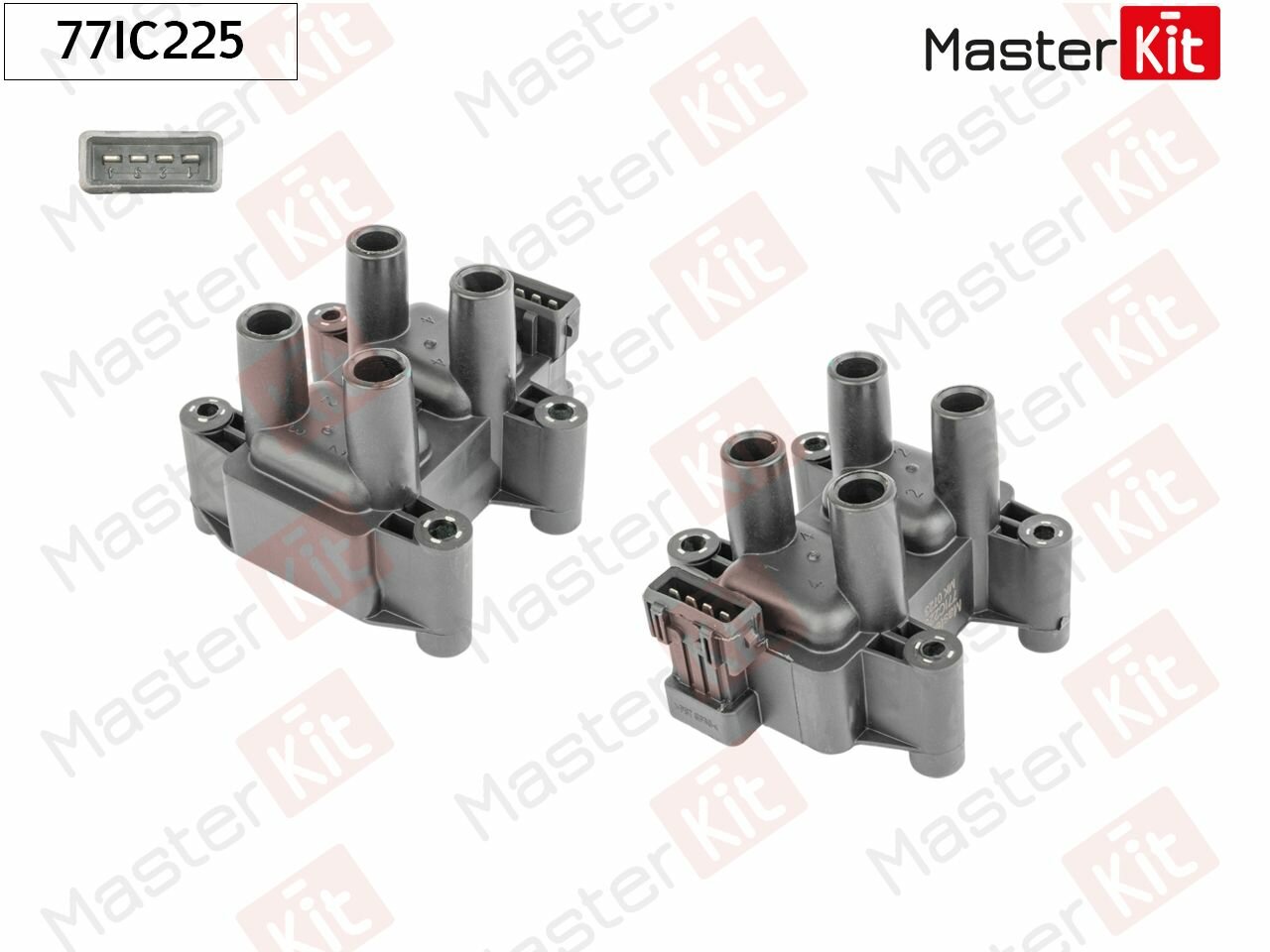 Катушка зажигания Chery Fora A21Tiggo T11 02-Great Wall Deer Safe F1 05-13 MasterKit 77IC225