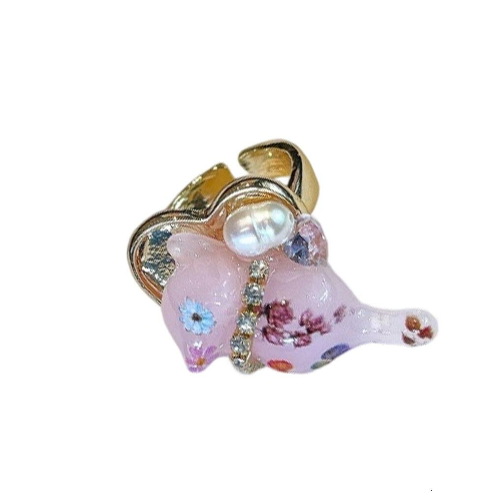 Эмалевые кольца «Зелёные лягушки», домашнее животное