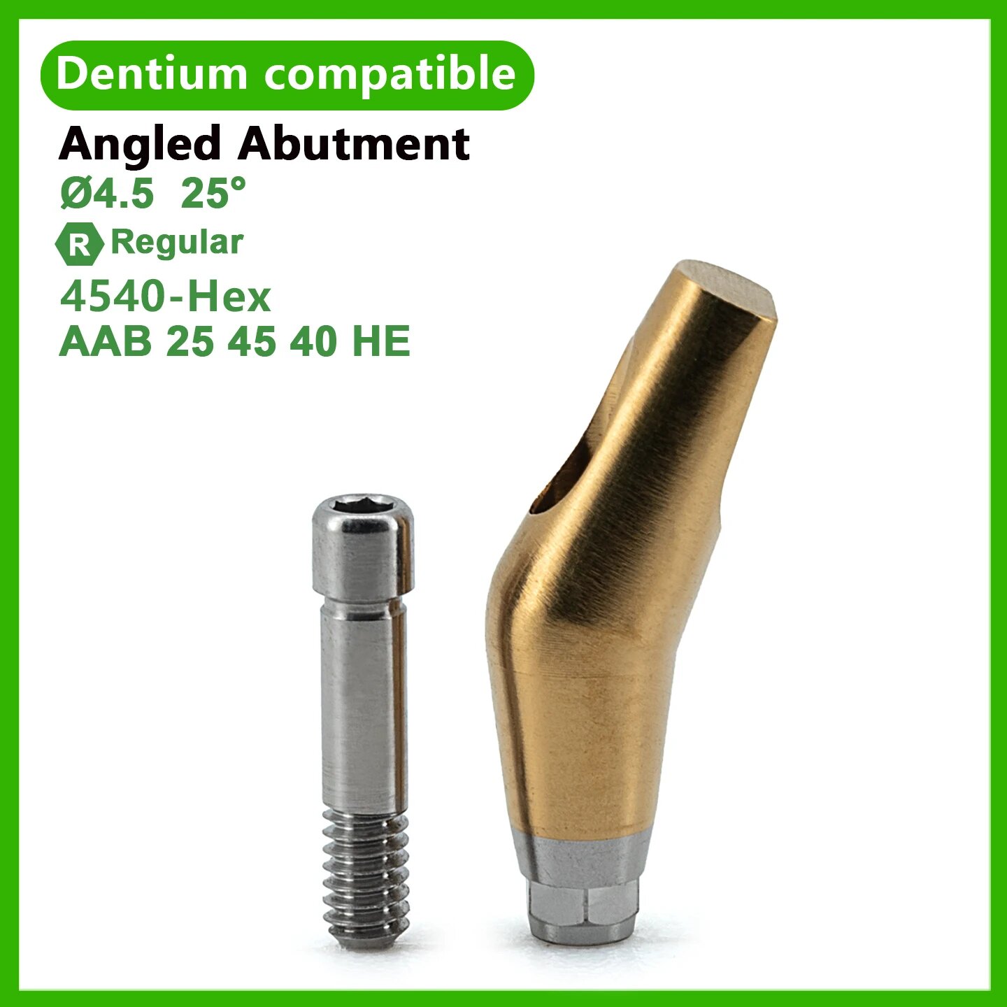 Стоматологические абатменты Dentium 15°/25° otiumann AAB 25 45 40 HE