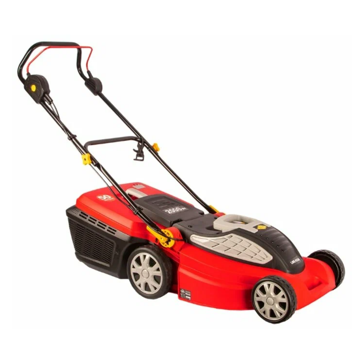 Газонокосилка электрическая DDE LME 4320 красный, мощность 2000Вт, ширина скоса 43 см, травосборник 50л