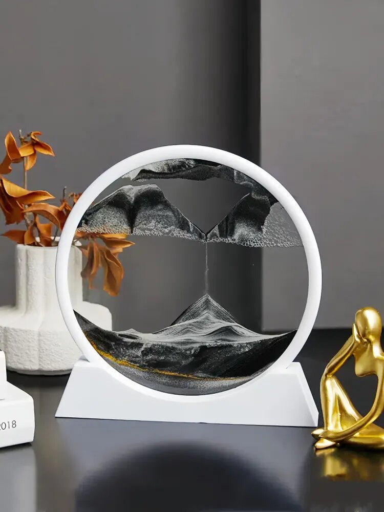 Картина песочная интерьерная 3D антистресс, Креативная статуэтка / Песочные часы антистресс / подарк