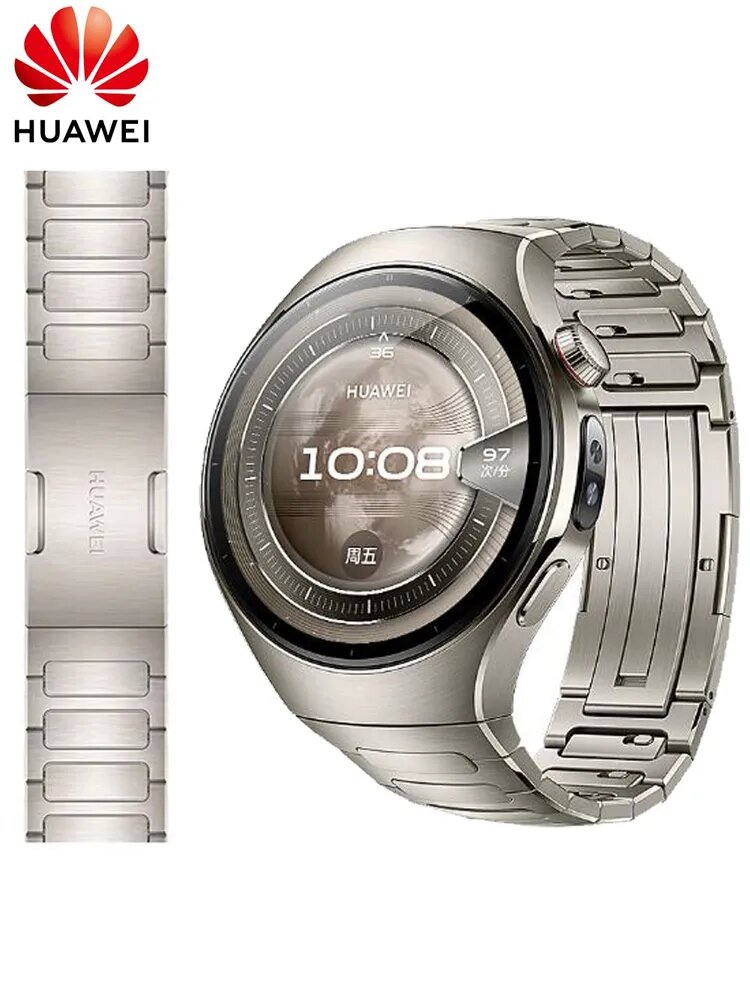 Титановый ремешок для часов Huawei Watch 5 46mm