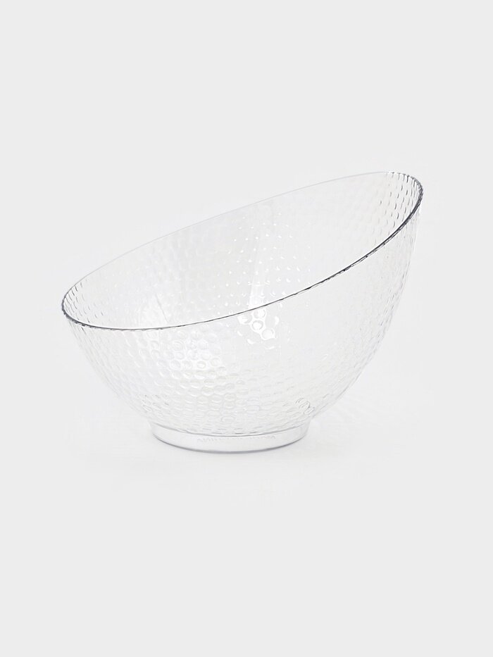 Ваза для фруктов Magistro «Кристалл», 18×17×11.5 см, пластик, прозрачная