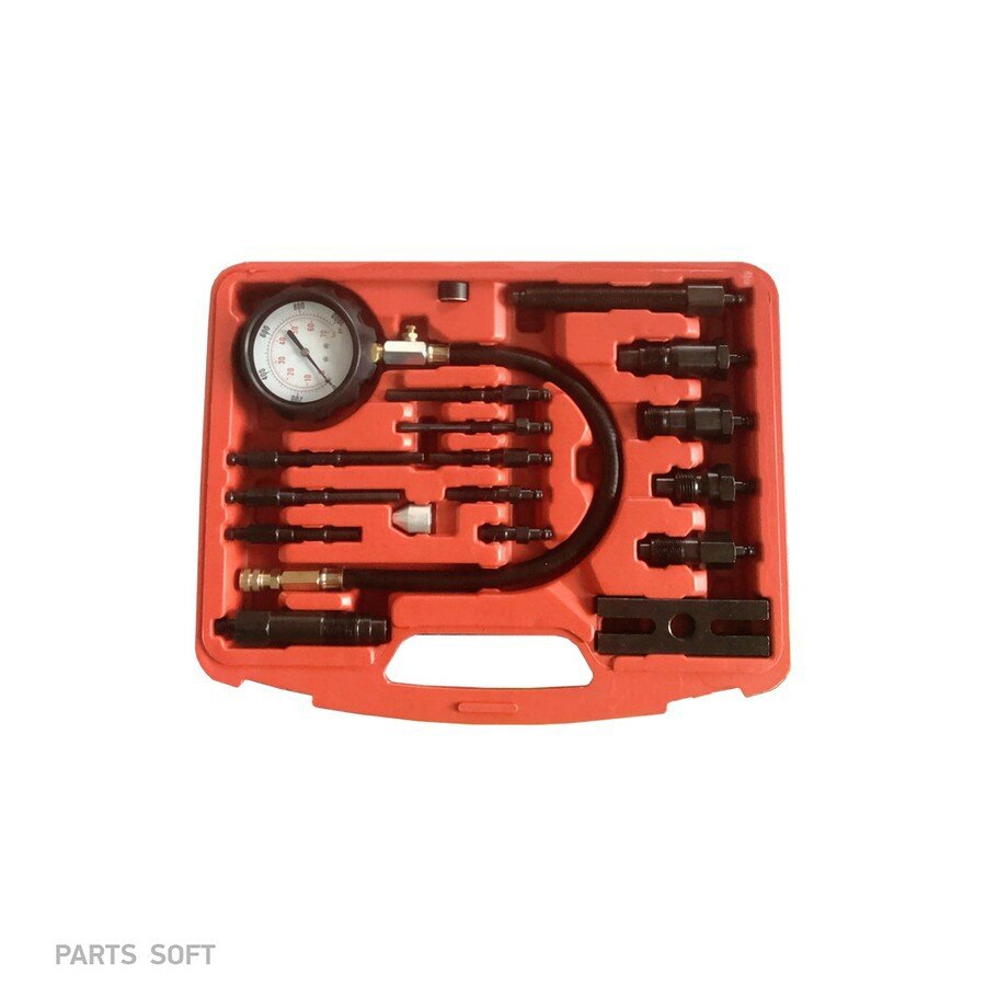 Компрессометр для дизельных грузовиков с 16 адаптерами от официального дистрибьютора, AVSTEEL, артикул AV925004