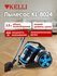 Пылесос KELLI KL-8024, мощность 2600W, всасывание 450W, циклон, синий