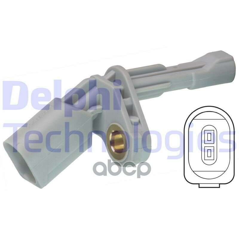 Датчик ABS Q3, Alhambra, Superb, Yeti, Beetle, Bjalla, CC, Eos, Golf Cabrio, Jetta, Passat, Passat Alltrack, шт. Delphi арт. SS20570