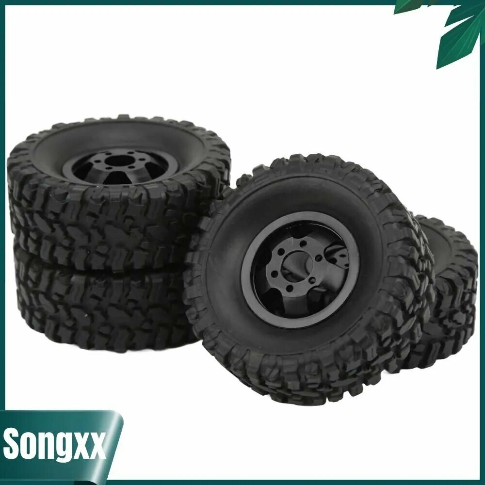 Алюминиевые колеса и резиновые шины, прочные и практичные, для автомобилей WPL C14 C24 B14 B24 B16 B36 1/16