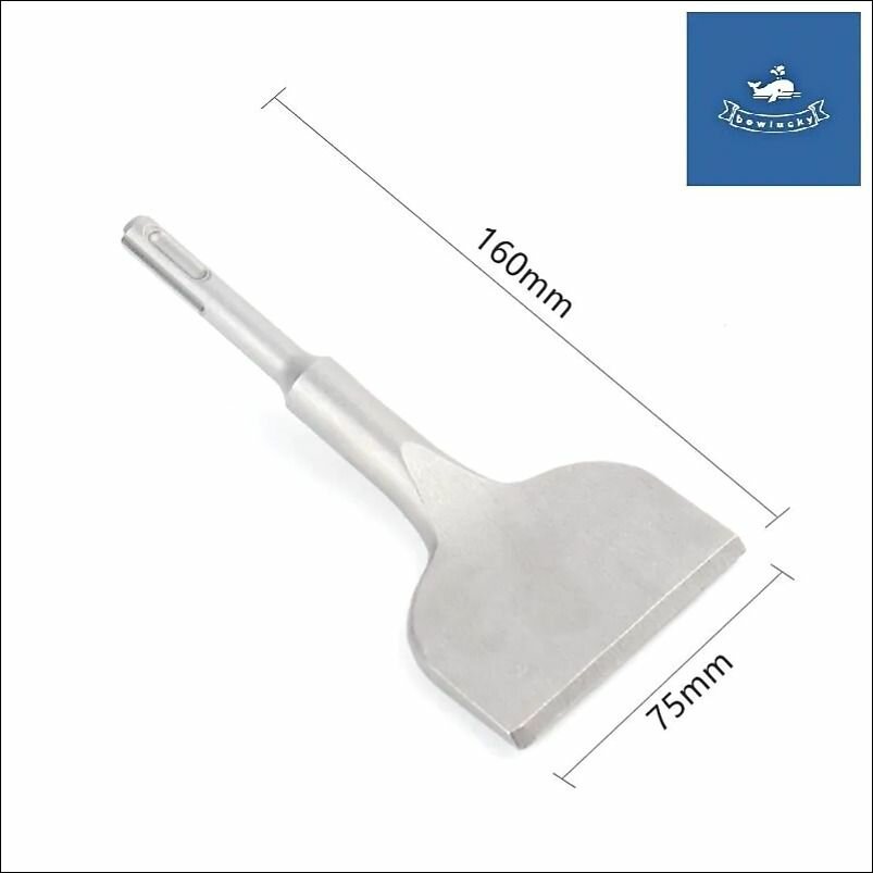 Зубило для перфоратора 75х160мм SDS Plus стамеска долото косой профиль