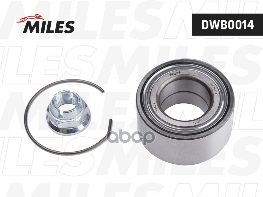 Подшипник ступицы передний RENAULT LOGAN I-II/SANDERO 04- без ABS (SKF VKBA 3596) DWB0014 Miles арт. DWB0014