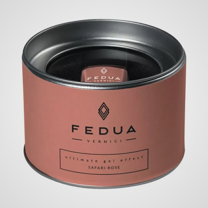 Роза сафари лак в эксклюзивной упаковке 11 мл FEDUA GEL EFFECT Safari rose Лак для ногтей 11 мл