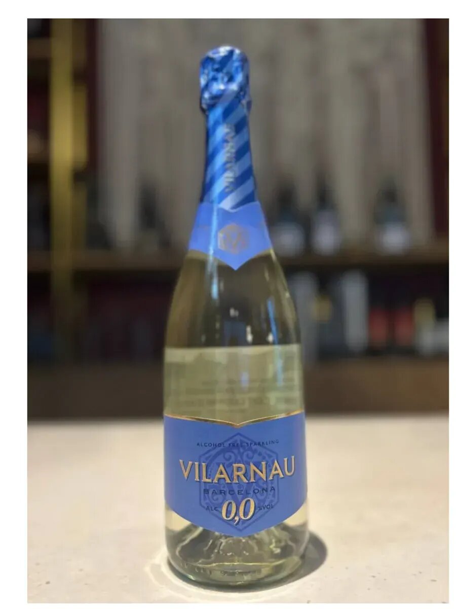 Вино игристое Vilarnau "Organic White", безалкогольное, белое, 0,75 л