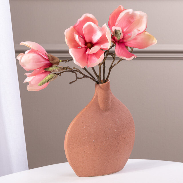 Искусственная Магнолия 25 см розовая, Edelman, 1005577