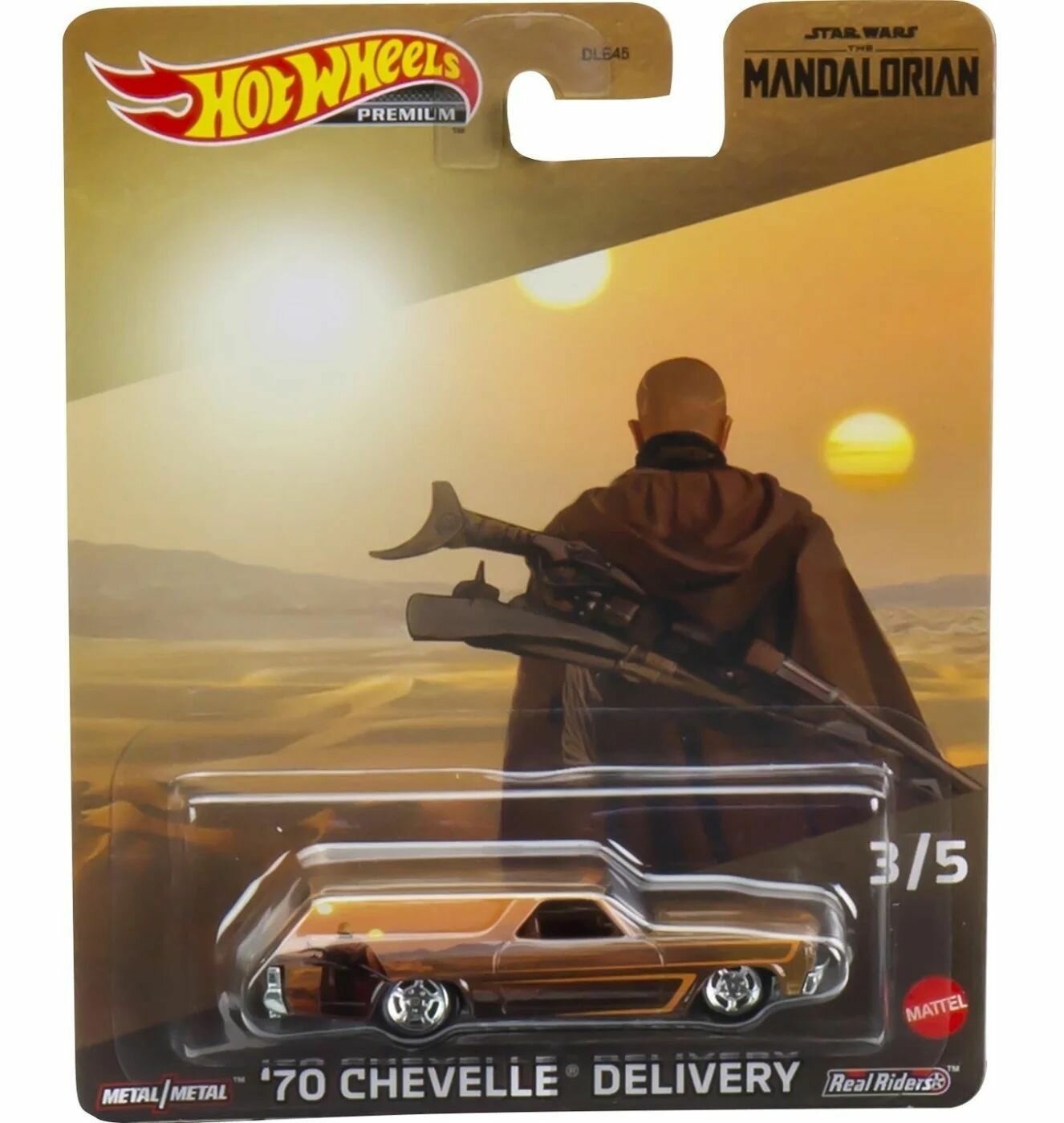 Коллекционная Premium машинка Hot Wheels '70 Chevelle Delivery (коллекция 2023 Pop Culture: Star Wars The Mandalorian, 3/5)