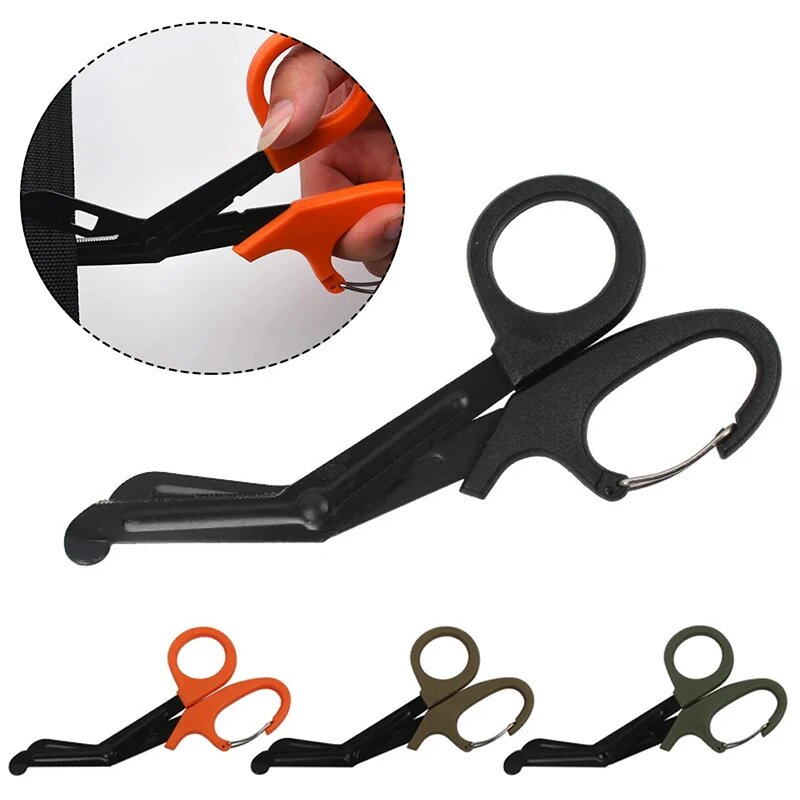 Тактические ножницы для выживания 18,5 см 15cm Black