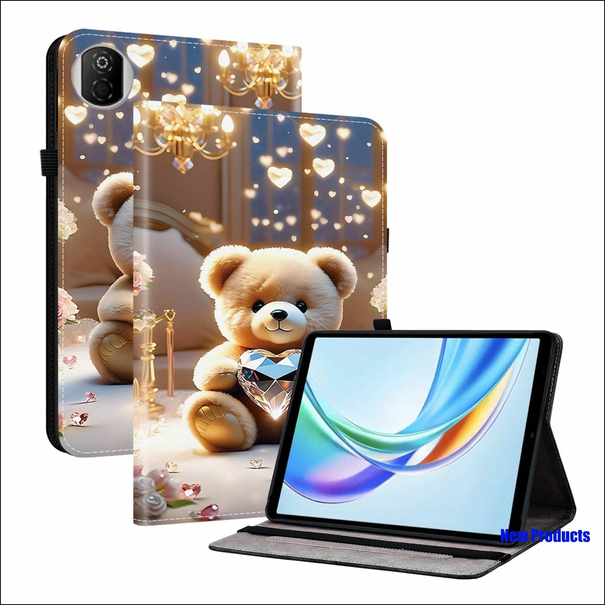 Защитный чехол премиум для планшета Honor Pad X7 8.7 дюймов, стильный с рисунком