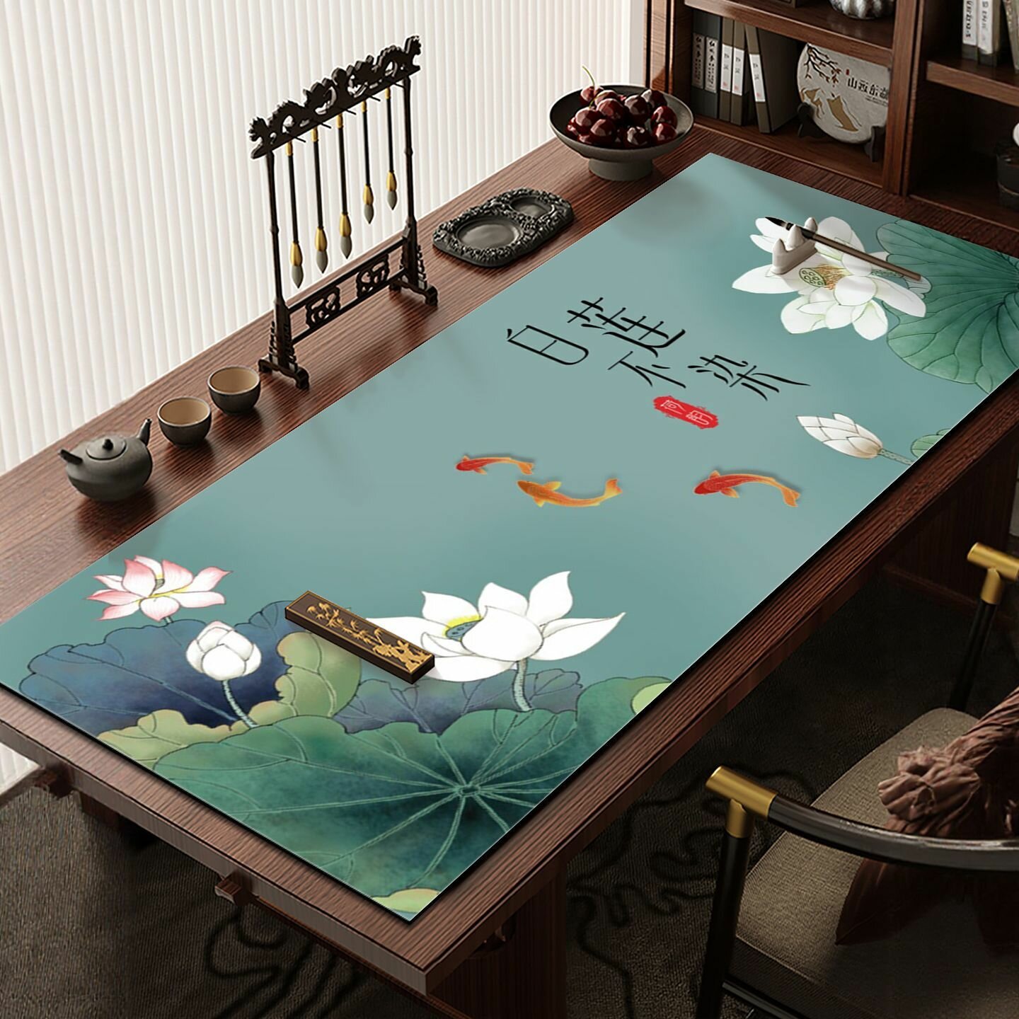 Коврик для стола из диатомита, специальная подкладка для стола, моющийся коврик для каллиграфии, фетровый коврик для письма кистью, специальный настольный коврик для каллиграфии.