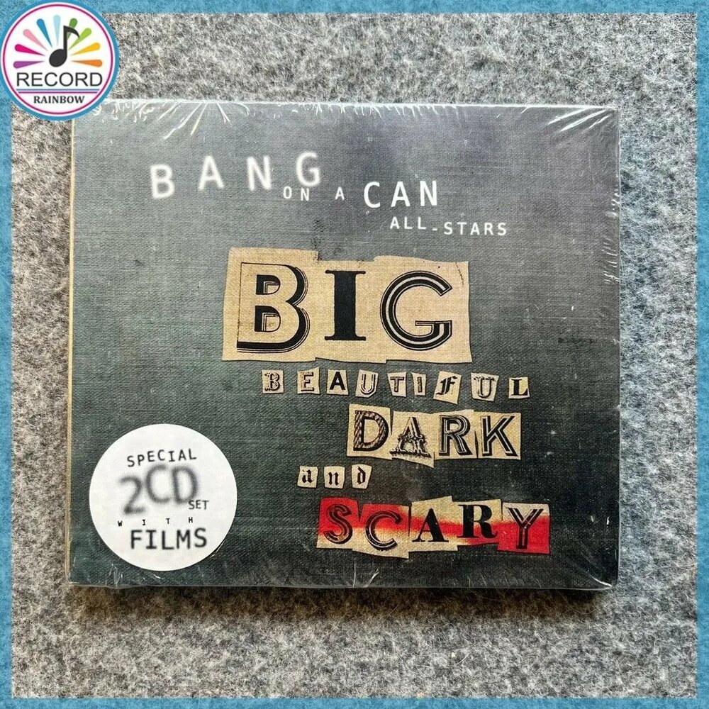CD Bang On A Can All-Stars Big Beautiful Dark And Scary 2CD 1Z05186 запечатанный совершенно новый альбом