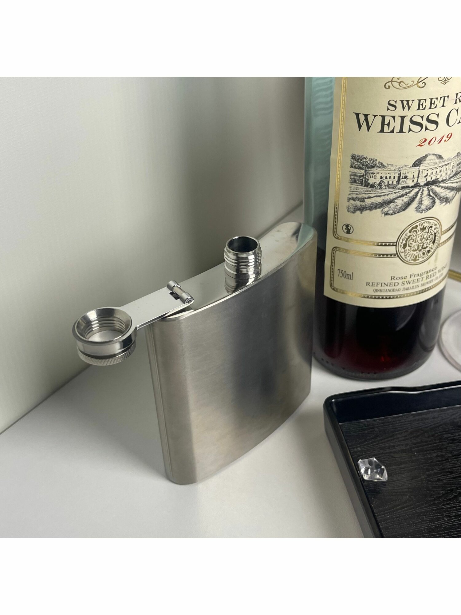 NEIQI Фляга 300 мл, хром