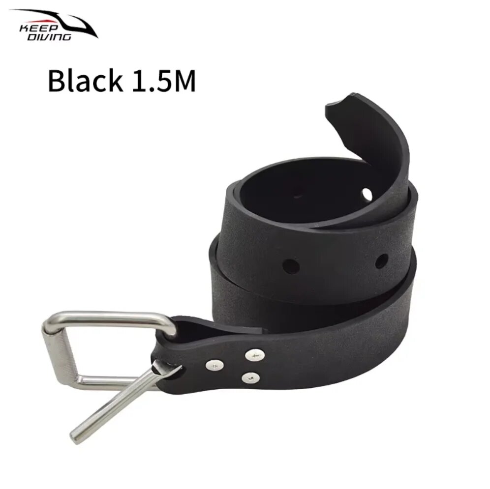 Держать Дайвинг силиконовый весовой пояс WB-934P Черный, Black 1.5M