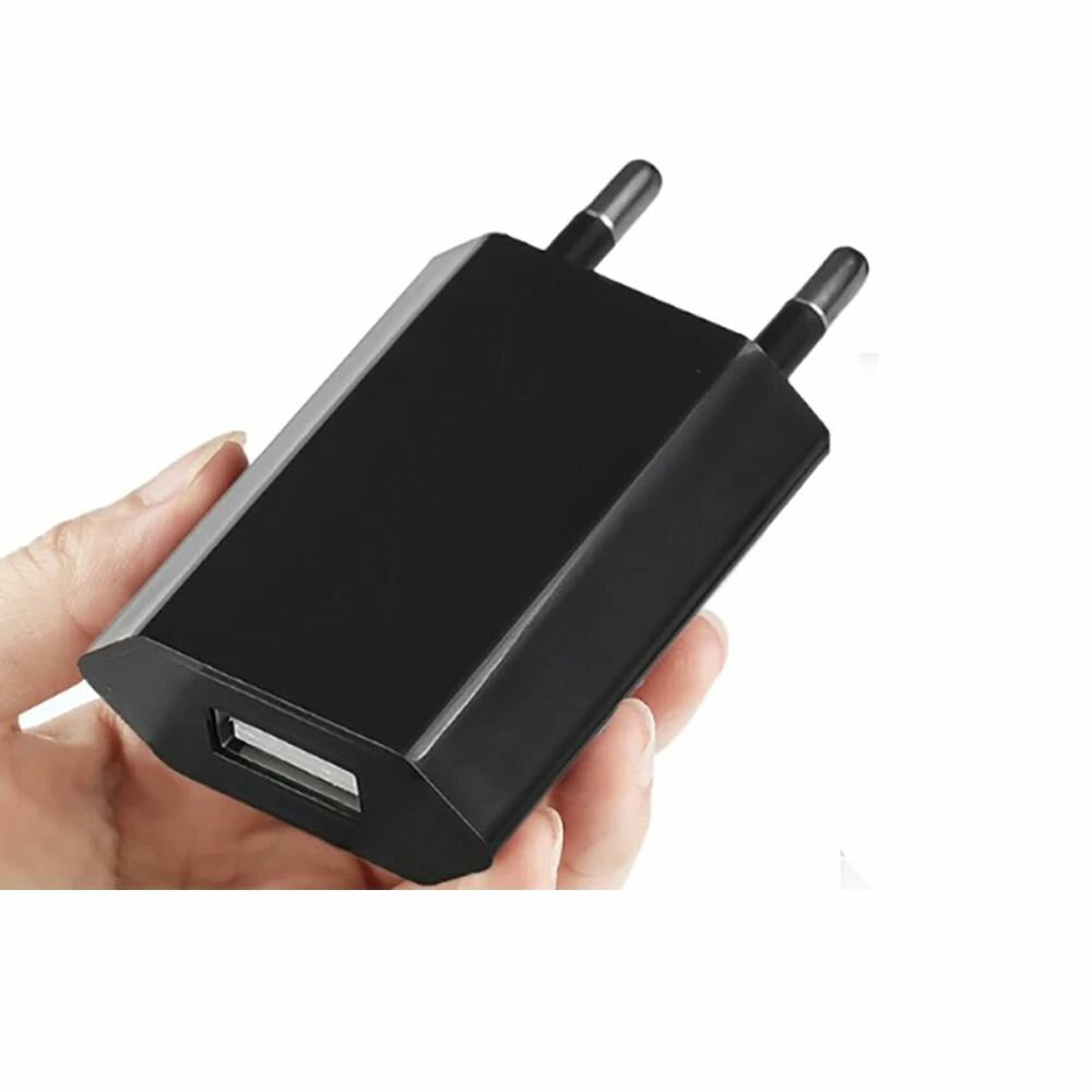 Миниатюрное универсальное сетевое зарядное устройство USB 5 В 1 А с вилкой европейского стандарта для iPhone, Xiaomi, Redmi, Google, Huawei, LG, дорожный USB-адаптер питания