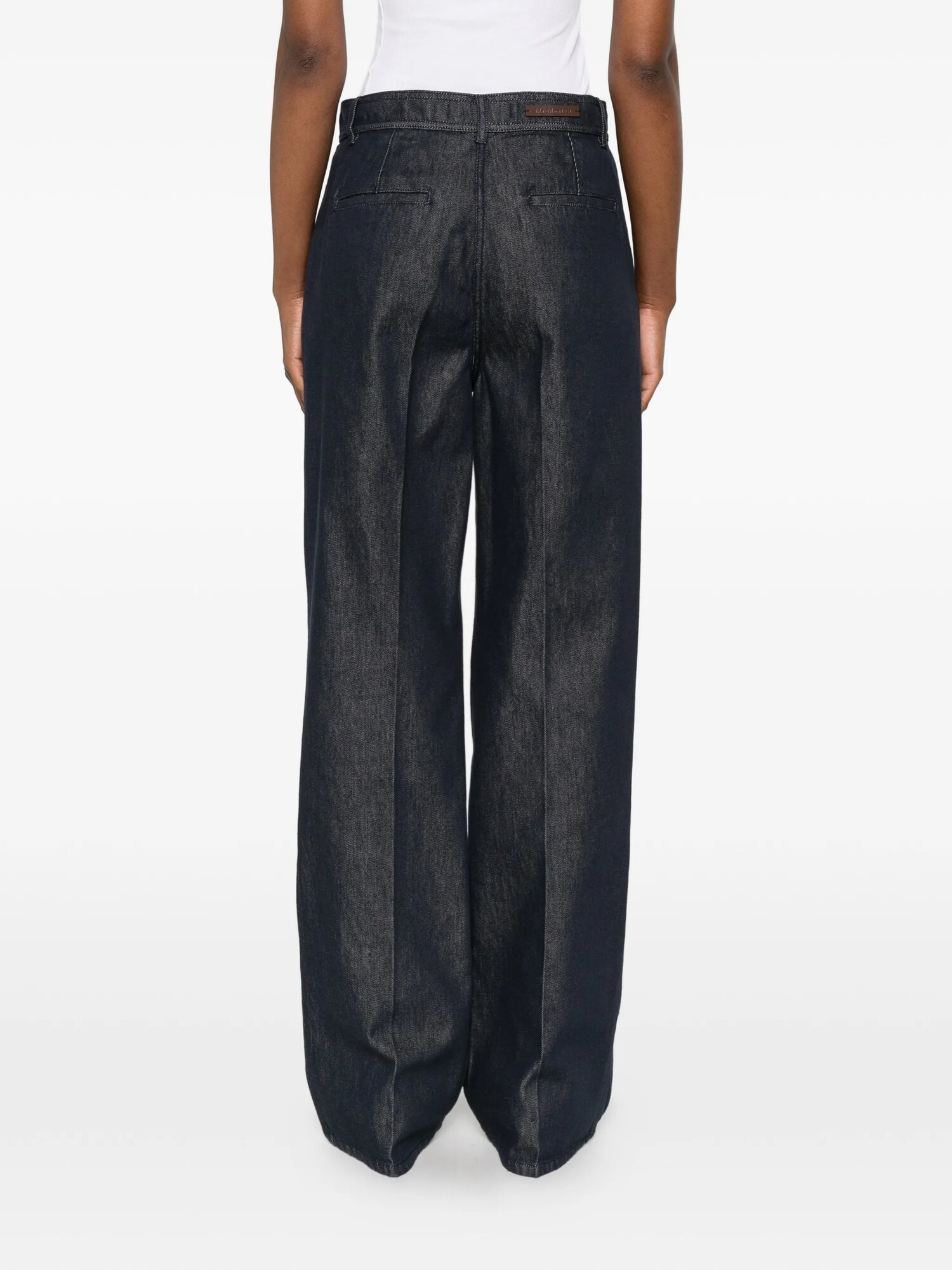 Джинсы Max Mara Cotton pleated jeans, размер 40, blue — фото 1