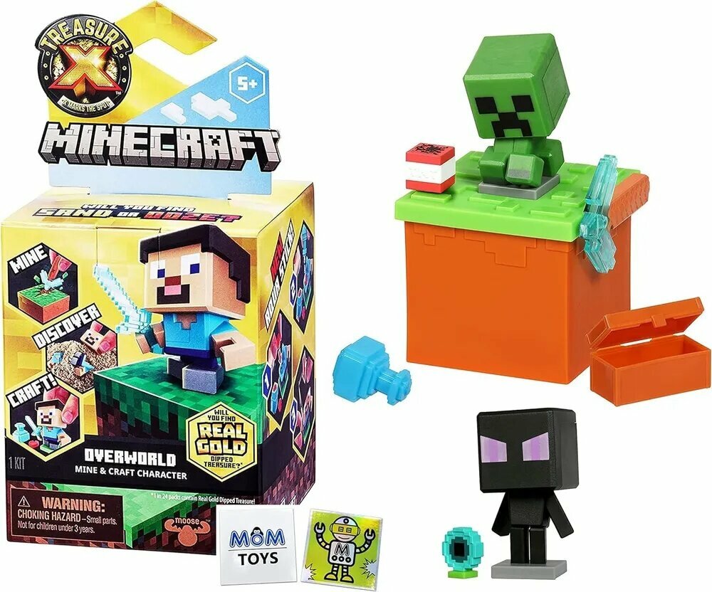 Treasure X-Minecraft, Игрушечные фигурки, подарки для детей