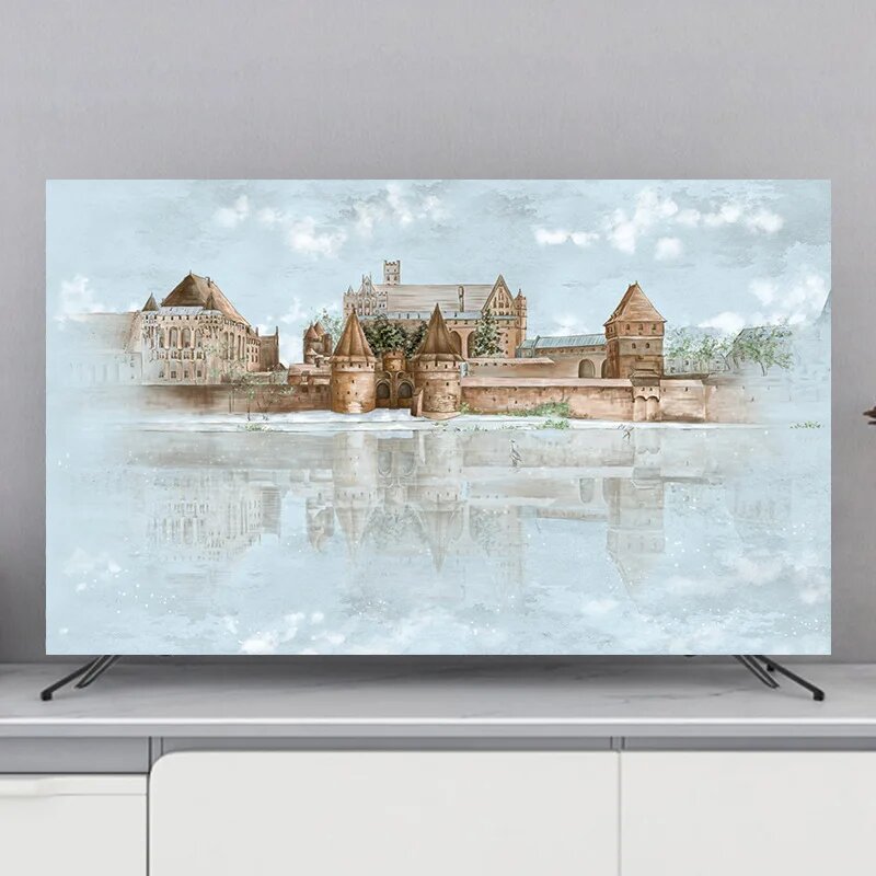 Пылезащитный чехол для телевизора, полиэстер, универсальный, 32-80 дюймов 55 Inch(130x80cm), Mirage