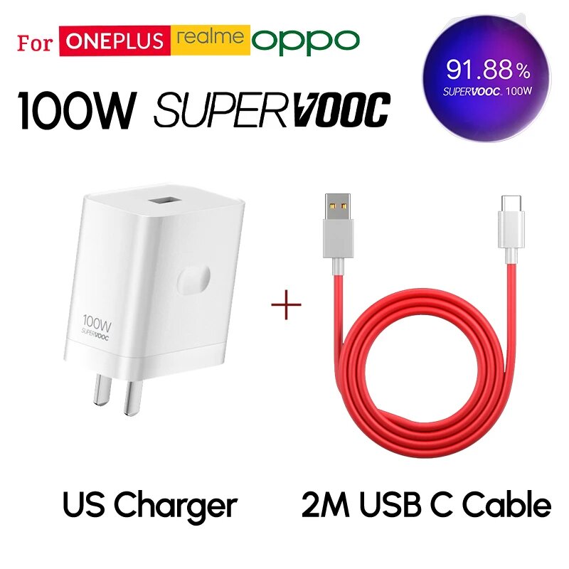 Оригинальное зарядное устройство OnePlus SuperVOOC 100W для OnePlus 15T, 13, 12R, 11, Nord 5, CE6, Ace 6T, 5, OPPO, Realme, быстрая зарядка, кабель USB Type-C