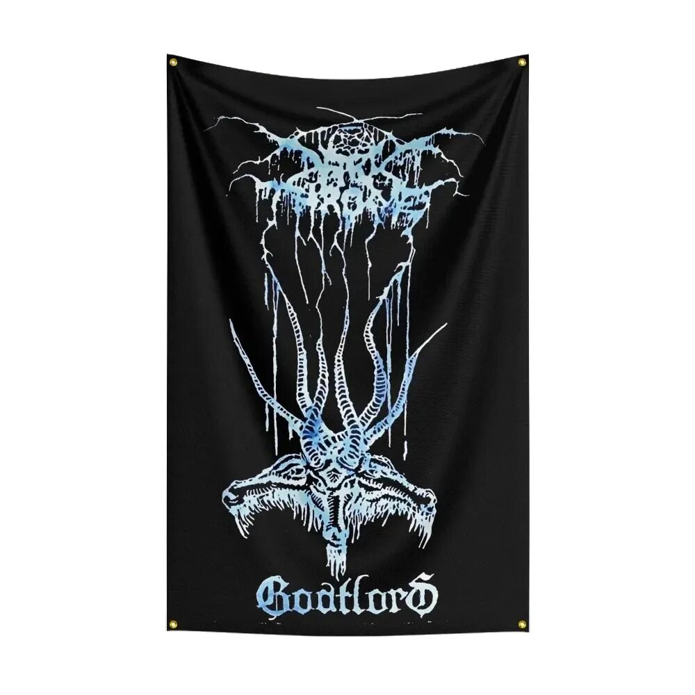 TATB Гобелен "darkthrone блэк метал группа тяжелая", 75х100 см, 11x11