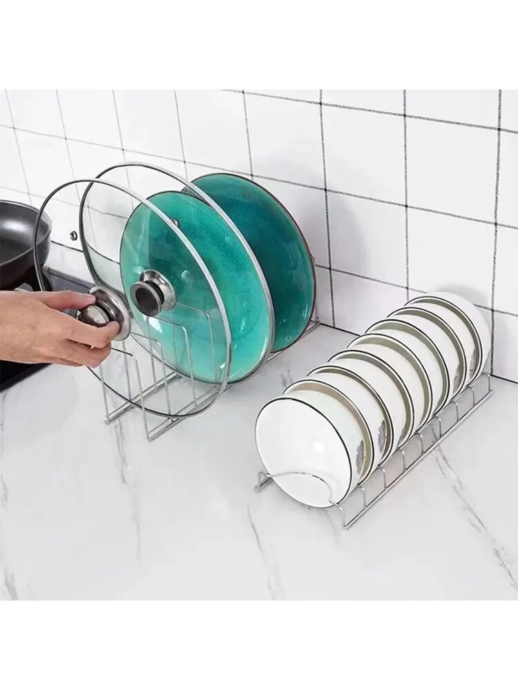 Держатель кухонный для сковород, тарелок, кастрюль, 30 см х 10 см х 2.5 см, 1 шт