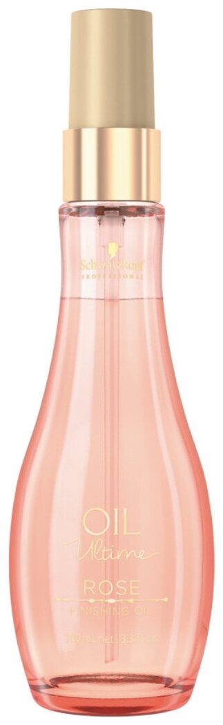Масло Розы Schwarzkopf Professional Oil Ultime Rose Finishing Oil для гладкости, 100 мл