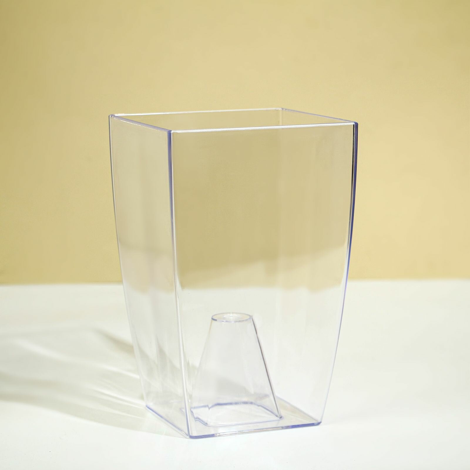 Горшок для орхидей, 2 л, 12.5х19.5 см, пластиковый, прозрачный