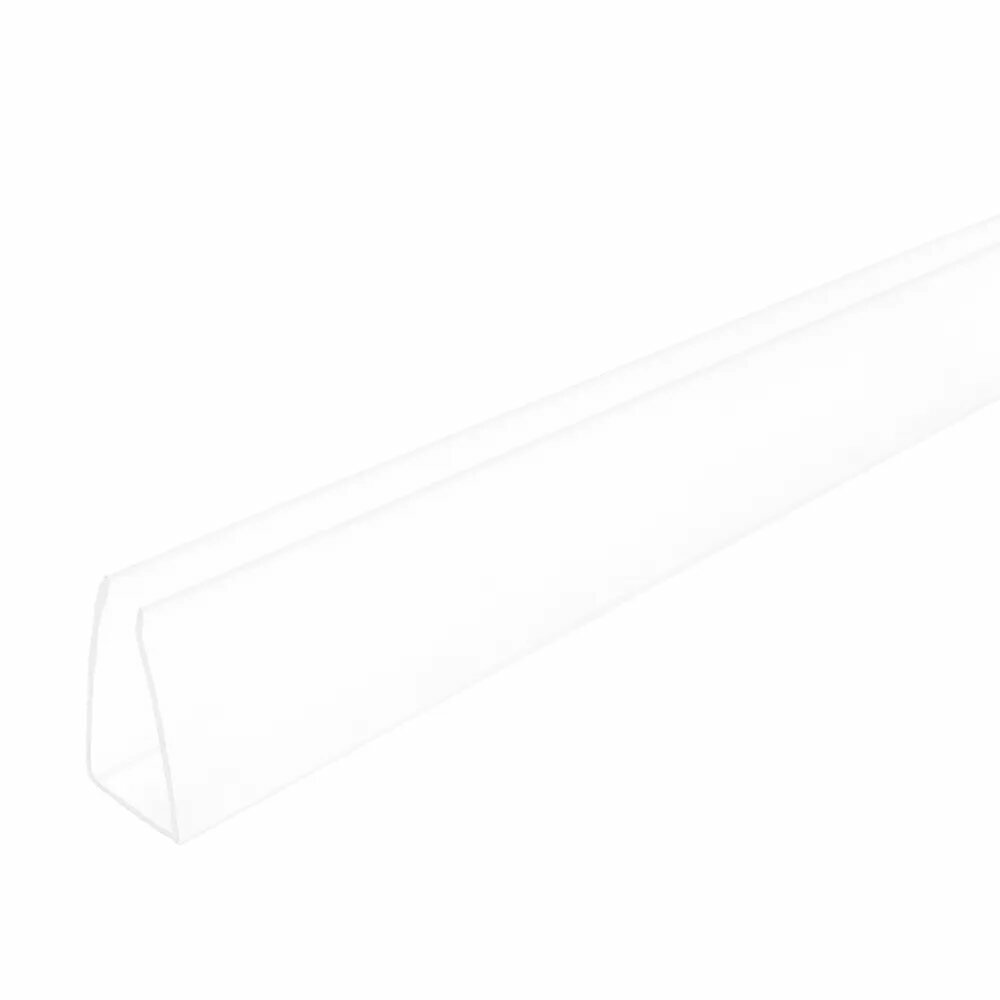 Профиль торцевой Novattro для поликарбоната 8мм (длина - 1050мм) 2 шт, белый