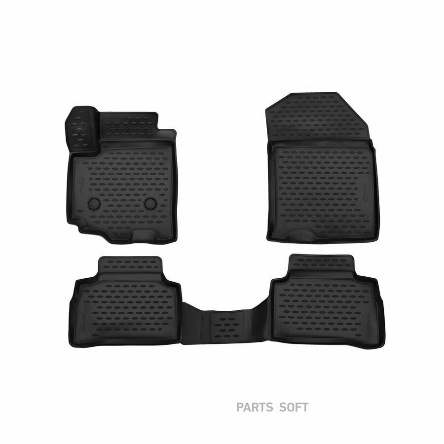 Коврики 3D в салон SUZUKI Vitara, 2015->, кросс, . (ПУ, повышенная износостойкость) от официального дистрибьютора, FORMAT, артикул FORMATCARSZK00017
