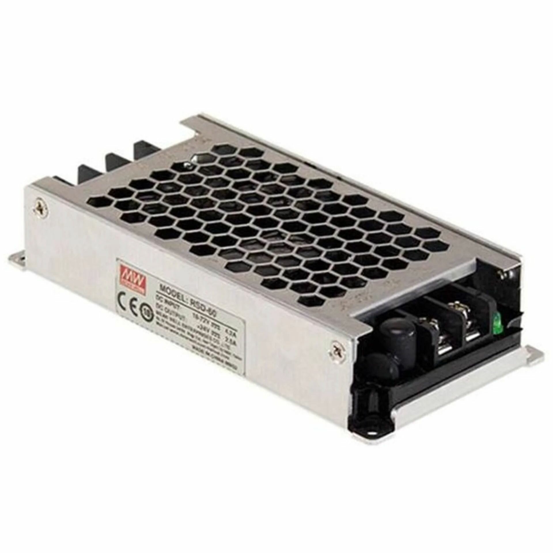 RSD-60L-12 Преобразователь: DC/DC; 60Вт; Uвх:18 72В; Uвых:12ВDC; Iвых:5А, Mean Well