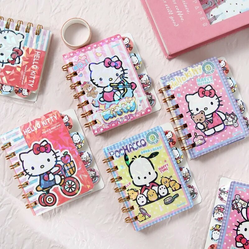 Милый Портативный Блокнот Hello Kitty С Персонажем Мультфильма Почакко, Супермилый Школьный Дневник, Подарок Для Детей — фото 1